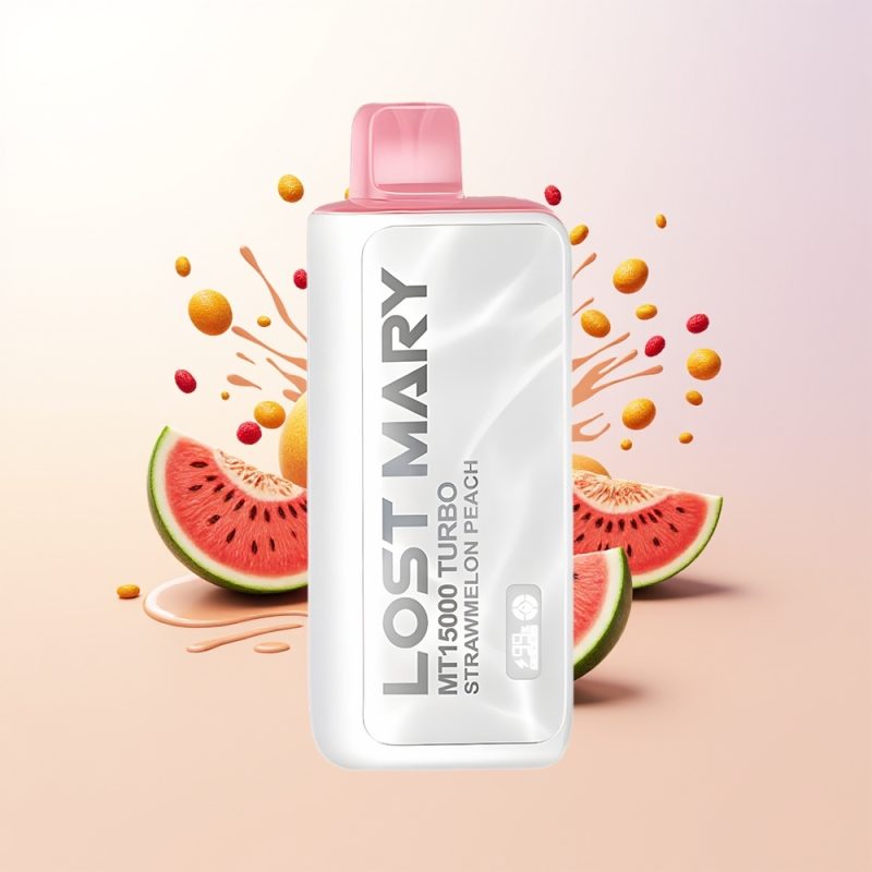 Lost Mary MT15000 Strawmelon Peach Turbo Dual Mesh 11W/22W ...